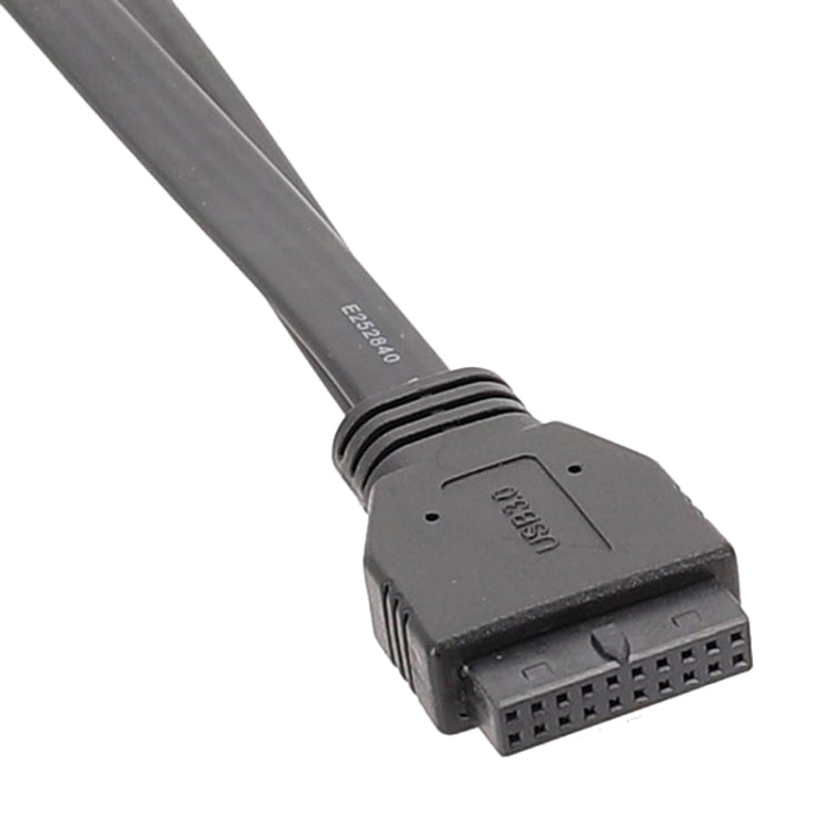 50cm Motherboard USB3.0 Panel Cable Front 19Pin To Dual-Port A Female ...