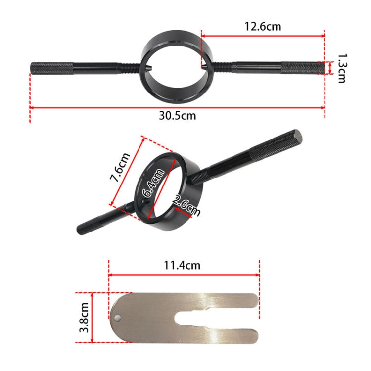 Universal Motorcycle Fork Spring Compressor Tool Kit For Most Upside D ...