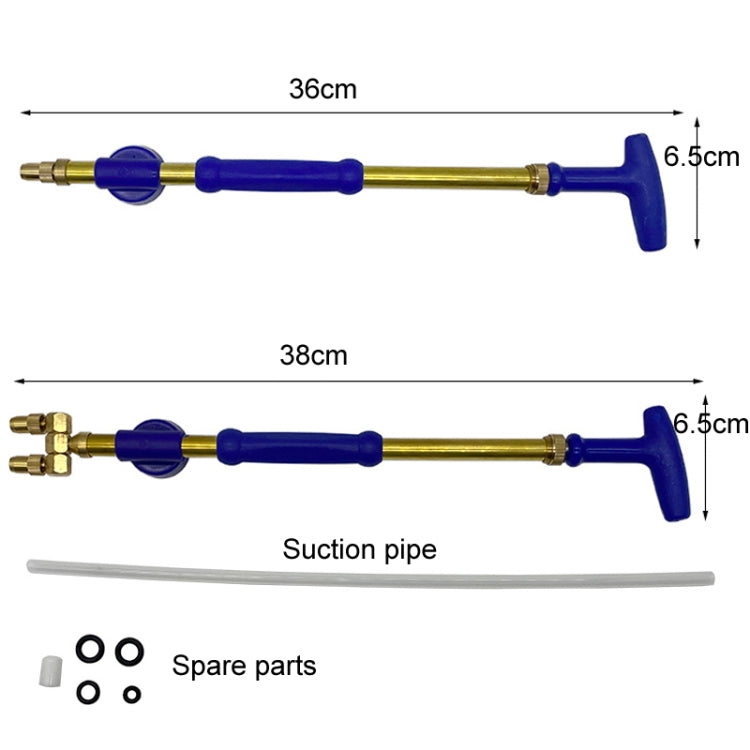 Double Head Reciprocating Push-Pull Sprayer Adjustable Garden Manual S ...
