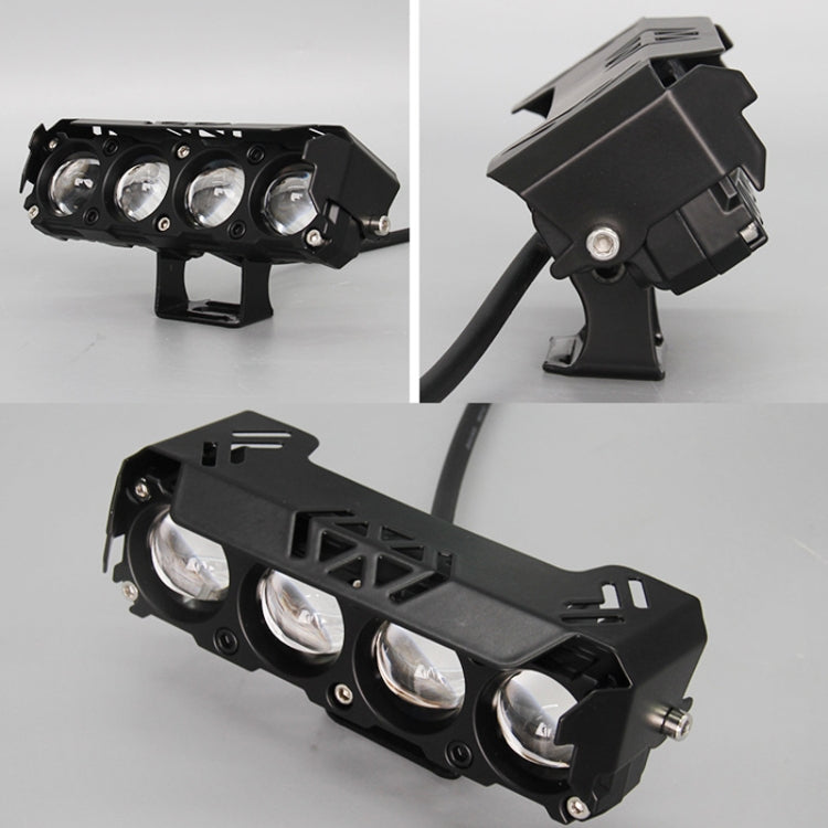 Motorcycle Spotlight External Lens Car LED Headlight Strong Spot Fog L ...