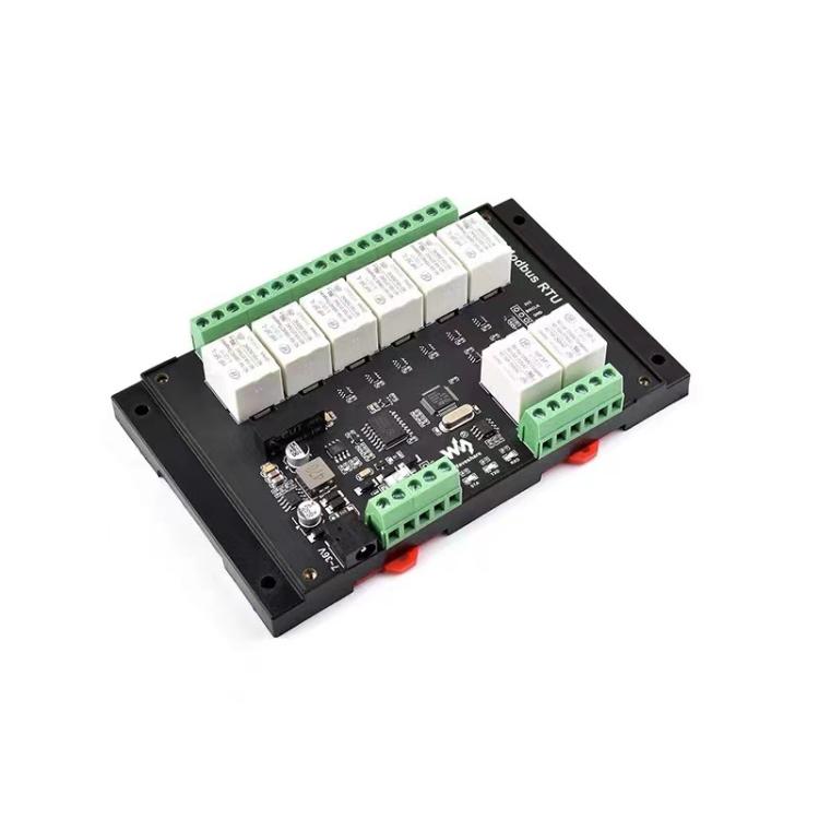 Waveshare Modbus RTU Protocol 8-Ch Latching Relay Module (C) With RS48 ...