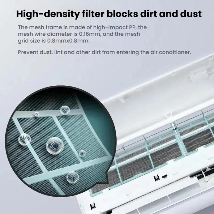32.5x32cm Filter Mesh For Midea Air Conditioner Replacement 1/1.5/2 HP ...