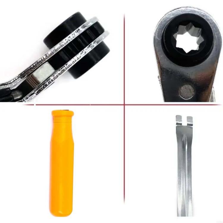 2pcs Automatic Slack Adjuster Release Tool + 5/16 Inch Square Ratchet ...