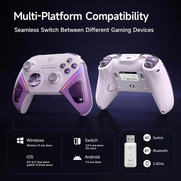 EasySMX D10 Wireless Gaming Controller with Dual-Mode Triggers & TMR H ...