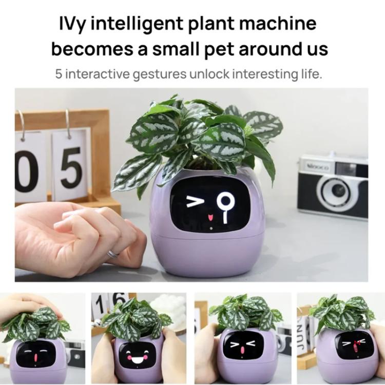 Smart Plant Pot With Multi-Sensors WiFi Plant Monitor With 2-Inch Scre ...