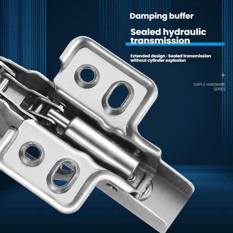 165-degree No-Cover Large Bend Cabinet Door Hinges Hydraulic Damp Buff ...