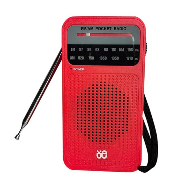 Portable Pointer AM/FM Full Channel Radio(Red) – Maverick Sales