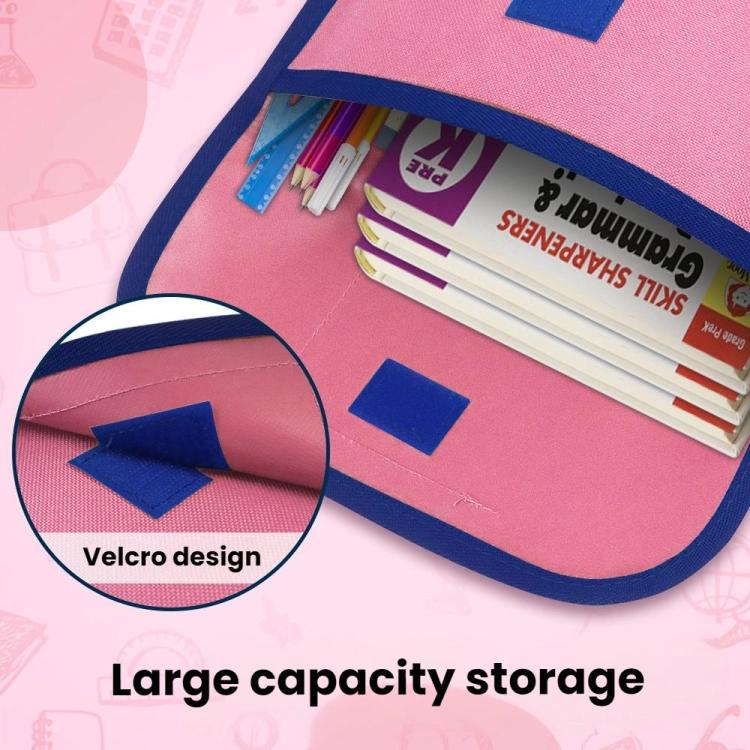 Handheld Book Bag Tutorial Bag With Transparent Pocket For Name Tags(Y ...