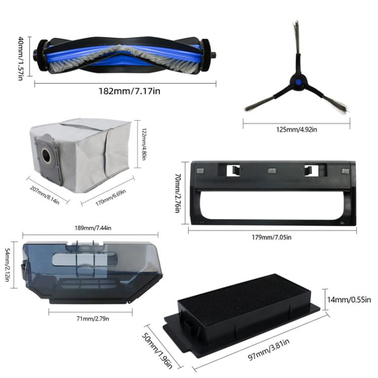 Dust Bin Without Filter For Ecovacs Deebot T50 PRO / T50 PRO OMNI / T5 ...