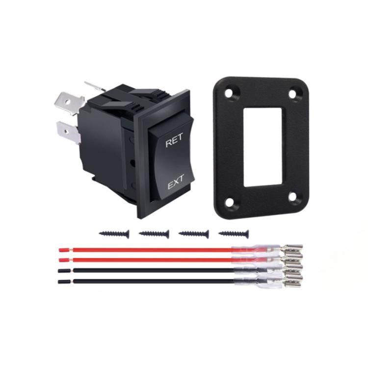 4 Pin DPDT 20A/12V DC Panel Rocker Toggle Switch, Specification: Jumpe ...