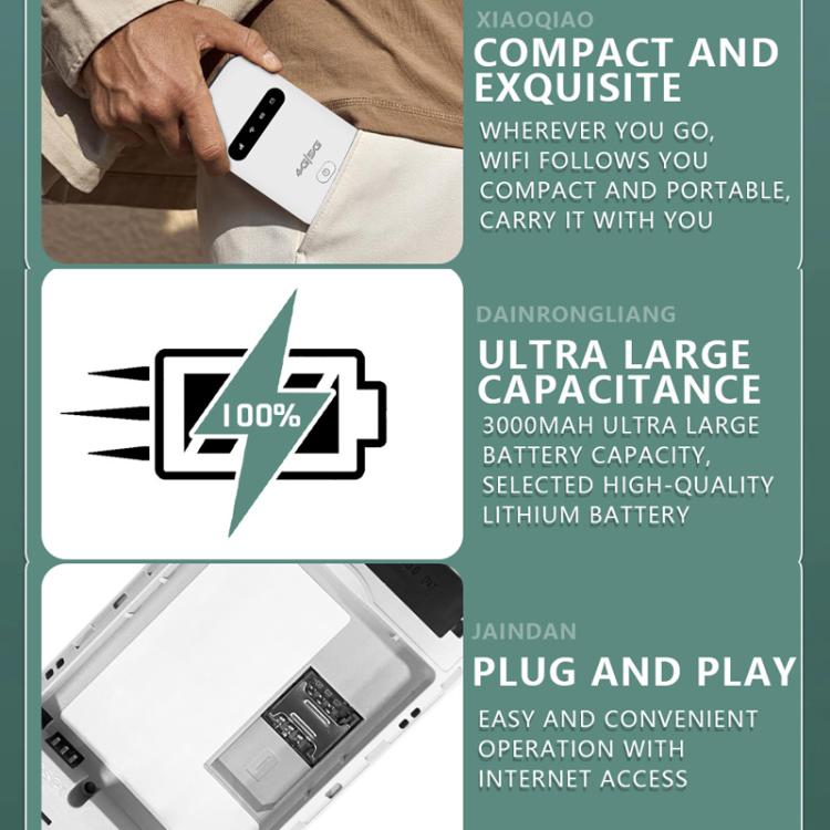 Asian Version M26 4G Portable Wi-Fi Router LTE Wireless Hotspot SIM Ca ...