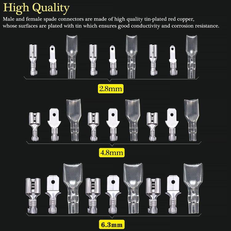 360pcs /Set Cold Press Terminal Block Spring Insert and Cover Set, Spe ...