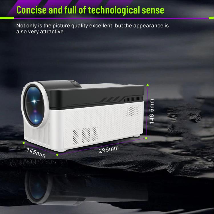 8K Home Theater Portable Android Projector With Smart Decoder(US Plug ...