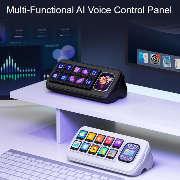 WAVESHARE MK10 Multi-Functional AI Voice Control Panel(Black ...