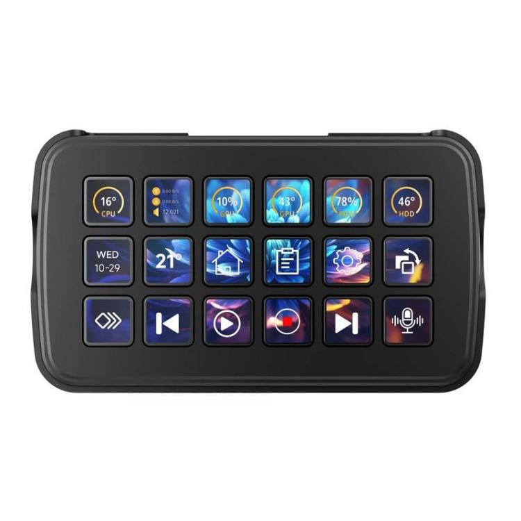 WAVESHARE SK18 Multi-function AI Voice Control Panel 18 Membrane Displ ...