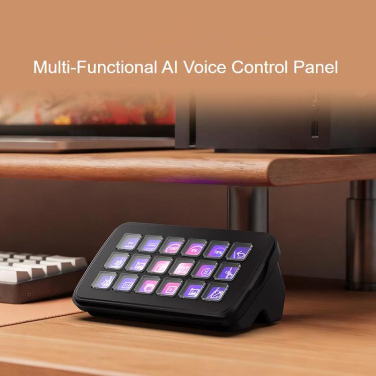 WAVESHARE SK18 Multi-function AI Voice Control Panel 18 Membrane Displ ...