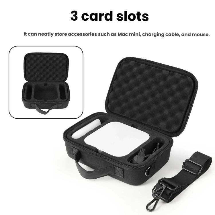 For Mac Mini M4 / M4 Pro 2024 Hard Shell EVA Carrying Case Portable Sh ...