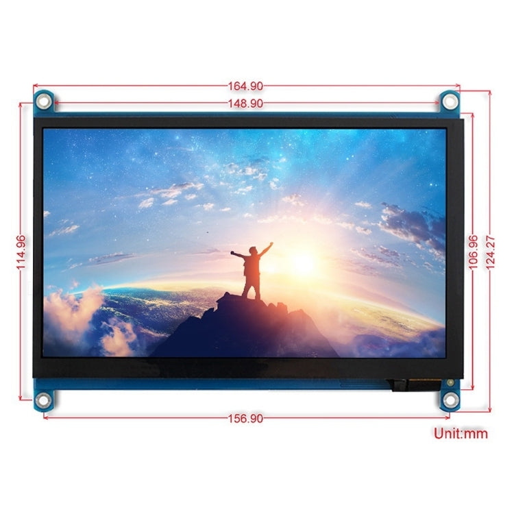 WAVESHARE 7 inch HDMI LCD (H) IPS 1024x600 Capacitive Touch Screen ...