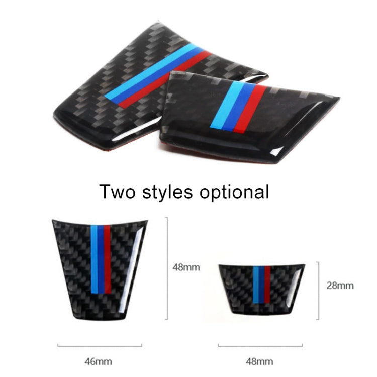 Car Carbon Fiber Steering Wheel Decorative Sticker for BMW E90 / E92 ...