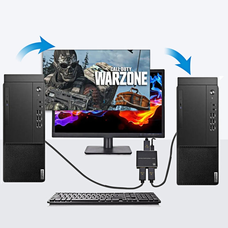 P80 8K Ultra HD DP1.4 Bi-direction Switch(Black) – Maverick Sales