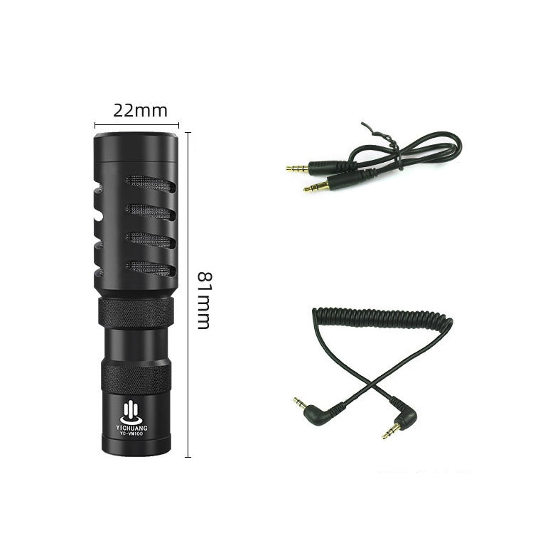 YICHUANG YC-VM100 3.5mm Port Portable Pointing Noise Reduction Microph ...