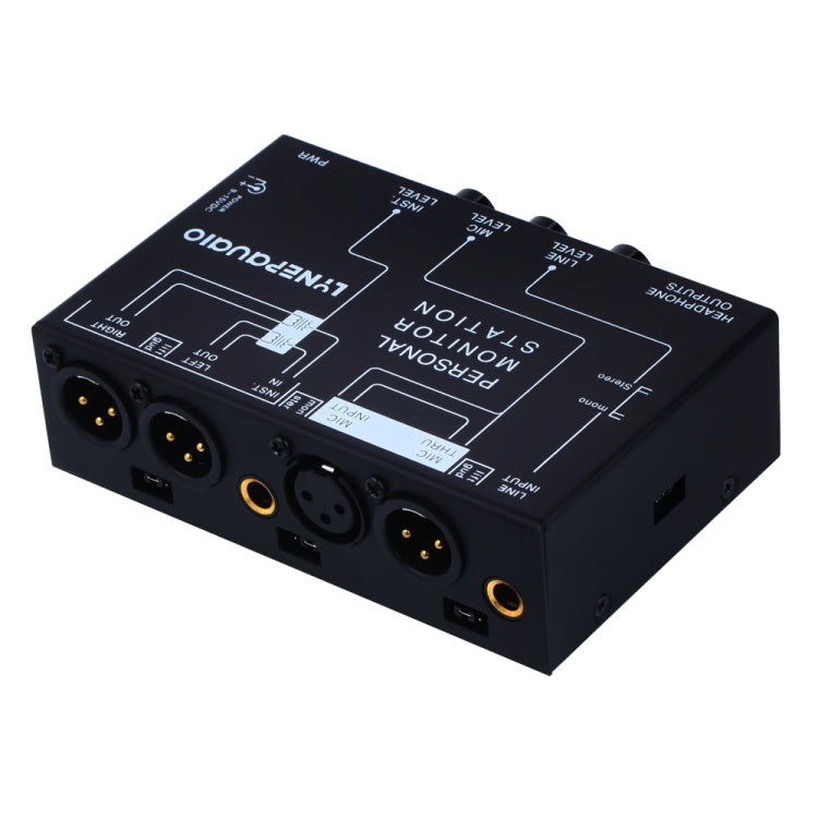 B877 3 Channel Personal Listener Headset Listening Mixer (Black ...