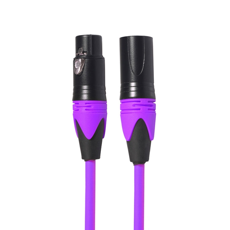 XRL Male to Female Microphone Mixer Audio Cable, Length: 3m (Purple ...
