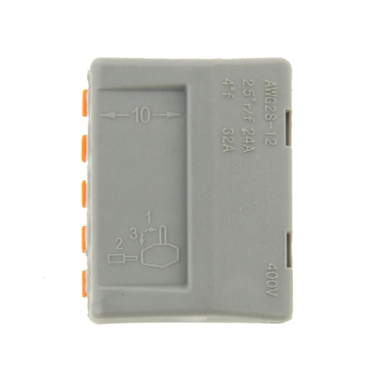 10 PCS Universal Compact 5 Pin Push Clamp Solderless Wire Connector ...