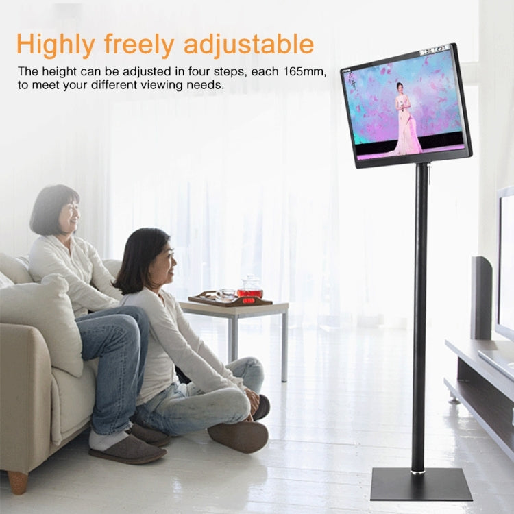 14-42 inch Universal 360 Degree Rotating Height Adjustable TV Floor St ...