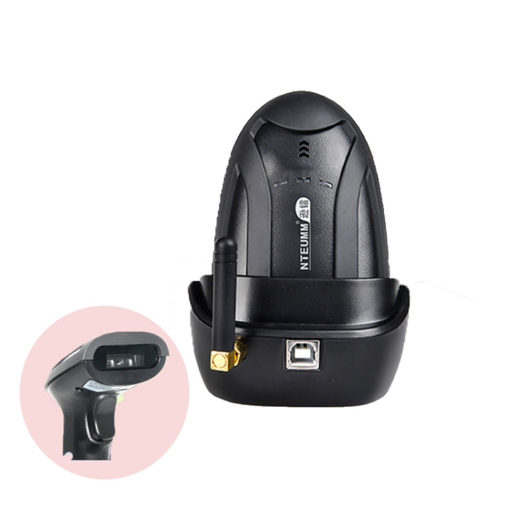 NETUM H8 Wireless Barcode Scanner Red Light Supermarket Cashier Scanne ...
