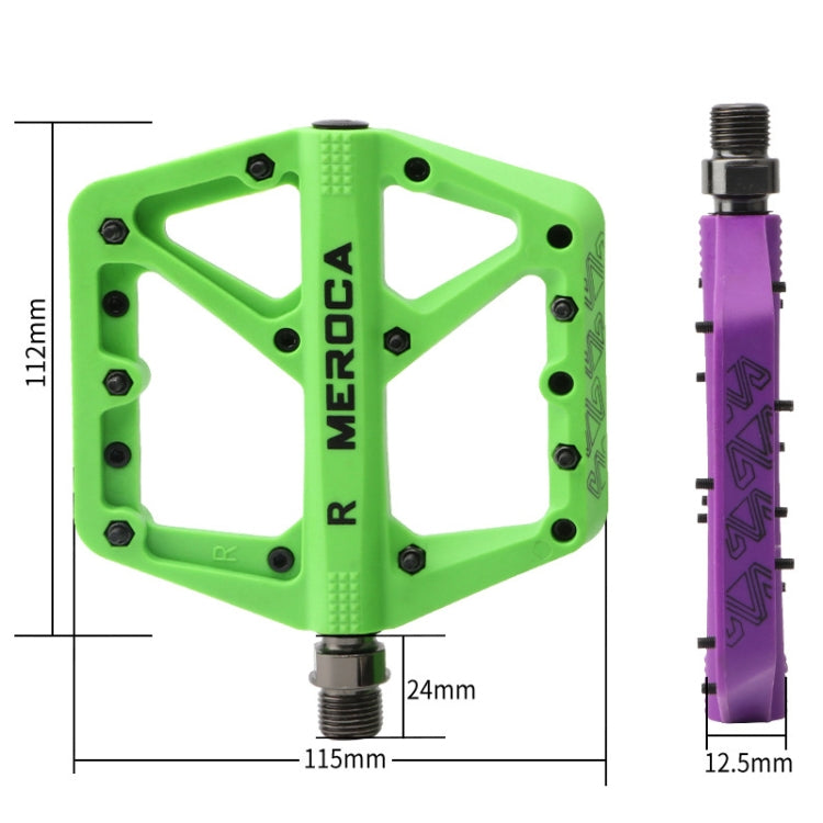 MEROCA Mountain Bike Nylon Pedal(Green) – Maverick Sales
