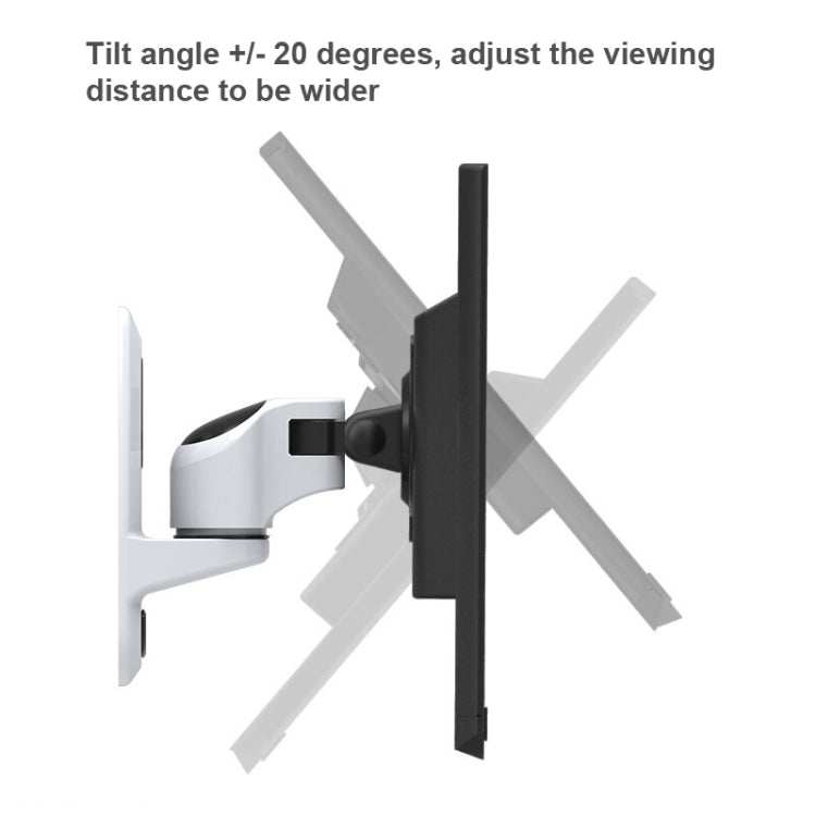 Gibbon Mounts FE110W Computer Monitor Wall Mount Universal Swivel Brac ...