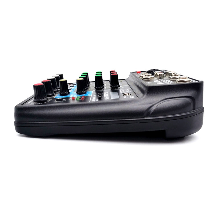 TEYUN A4 4-way Small Microphone Digital Mixer Live Recording Effector ...