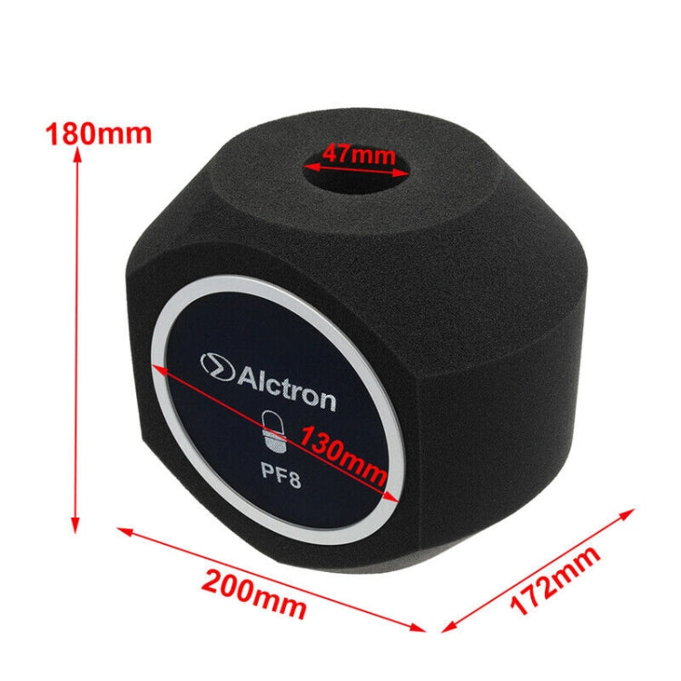 Alctron PF8 Studio Mic Screen Acoustic Filter Recording Microphone Noi ...