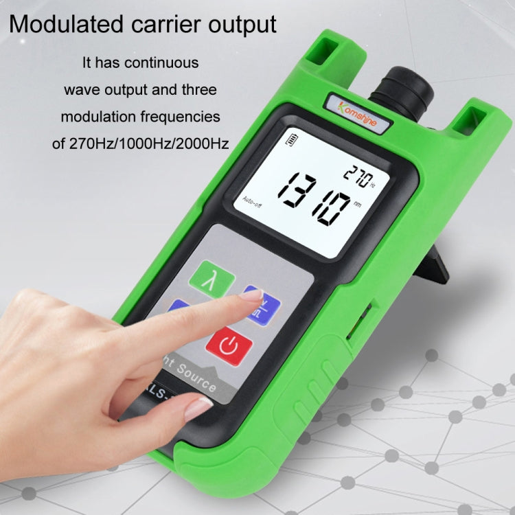 Komshine Handheld Laser Light Source Fiber Tester with LED Backlight ...