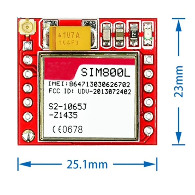 SIM800L GPRS Adapter Board GSM Module Micro SIM Card Core Board GSM Mo ...