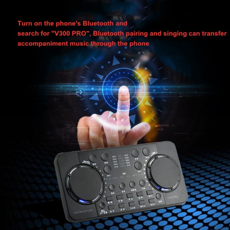 V300 PRO Live Sound Card Mobile Phone Computer Recording Singing Sound ...